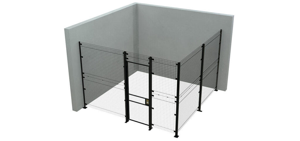 Welded Wire Cages | Modular Wire Security Partitions
