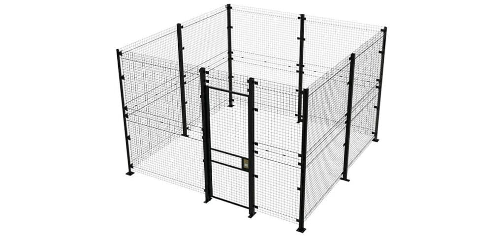 Welded Wire Cages | Modular Wire Security Partitions